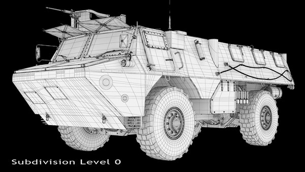 French VAB 4x4 APC model - TurboSquid 1726579