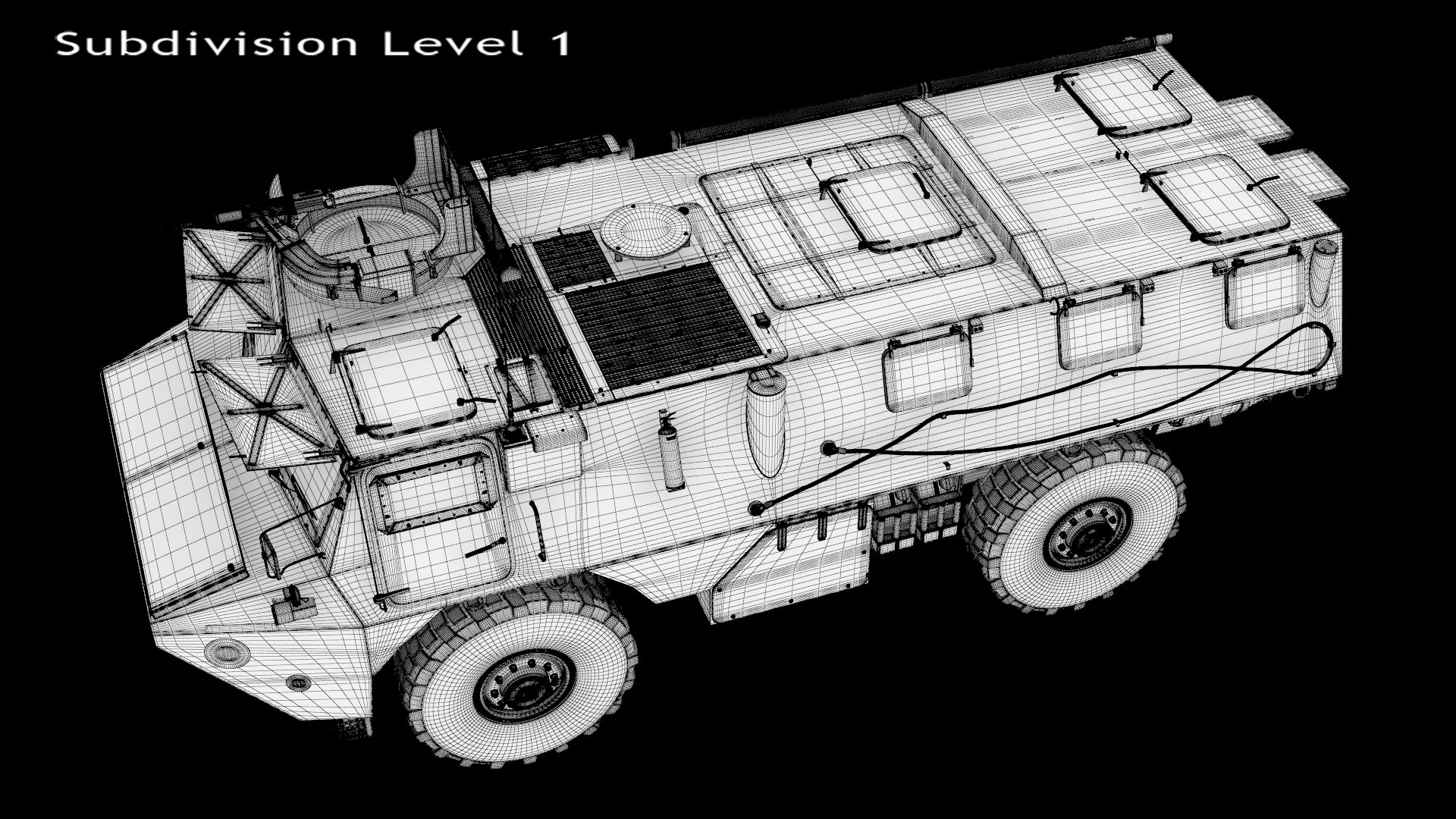 French VAB 4x4 APC model - TurboSquid 1726579