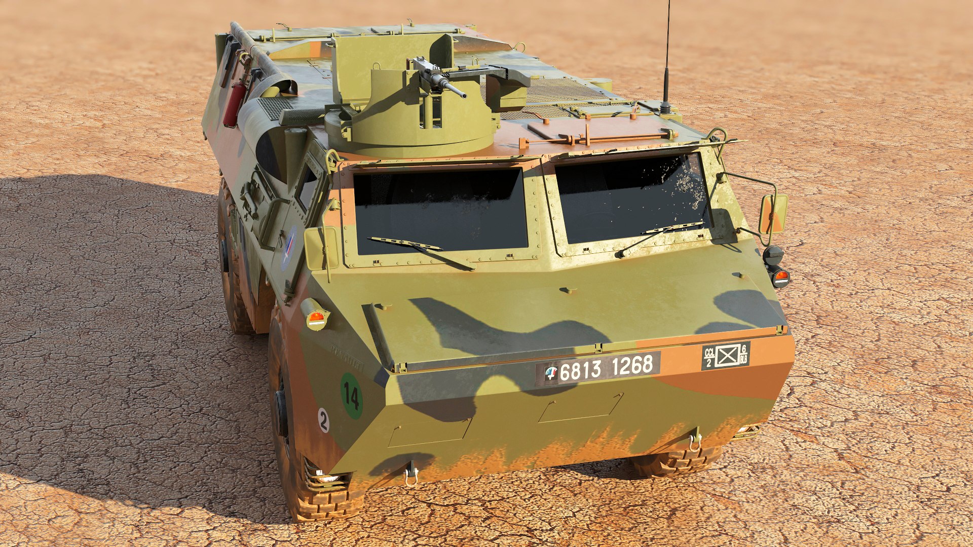 French VAB 4x4 APC Model - TurboSquid 1726579