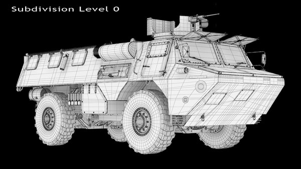 French VAB 4x4 APC model - TurboSquid 1726579