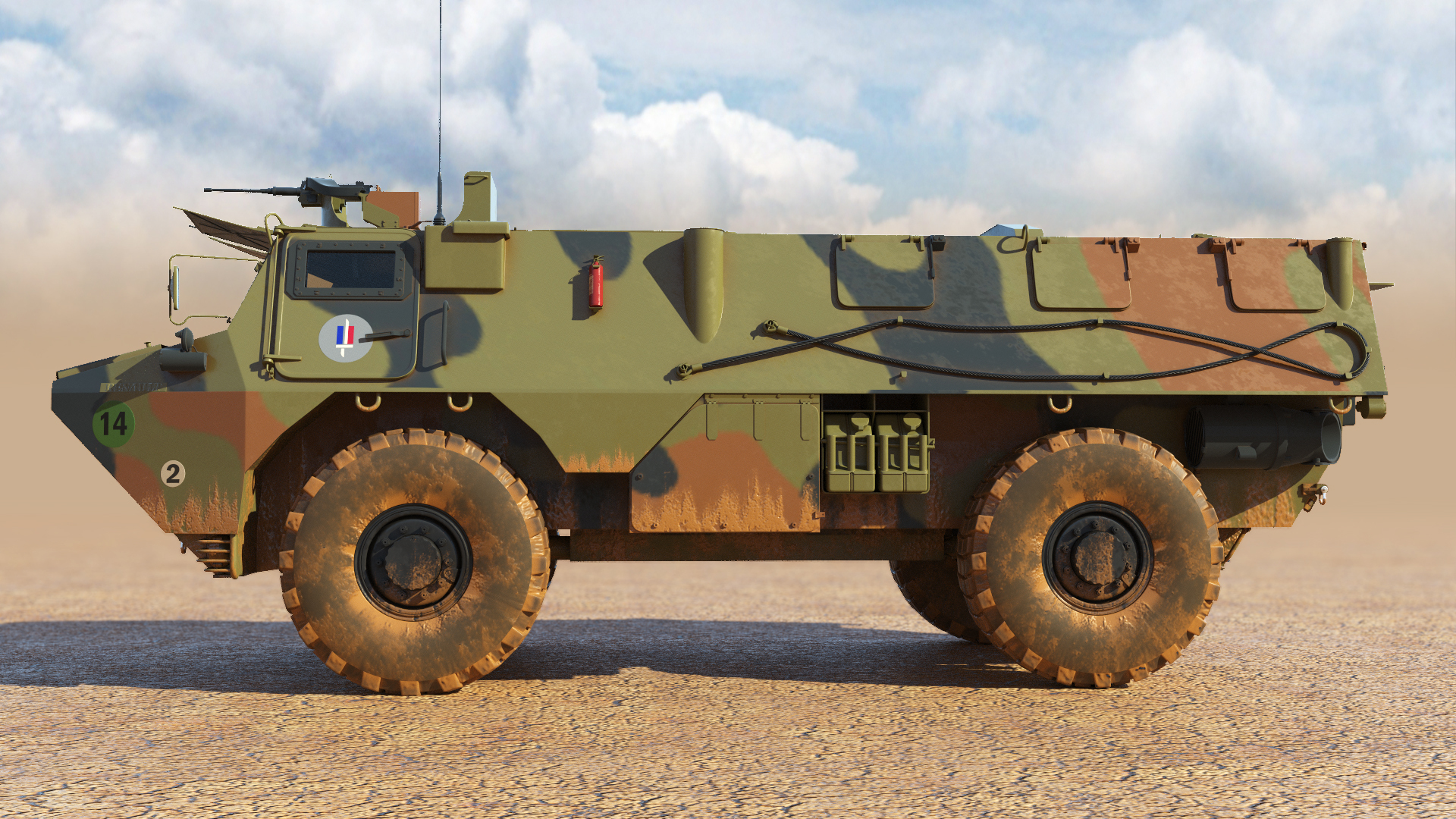 프랑스어 VAB 4x4 APC 3D 모델 - TurboSquid 1726579
