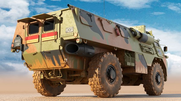French VAB 4x4 APC model - TurboSquid 1726579