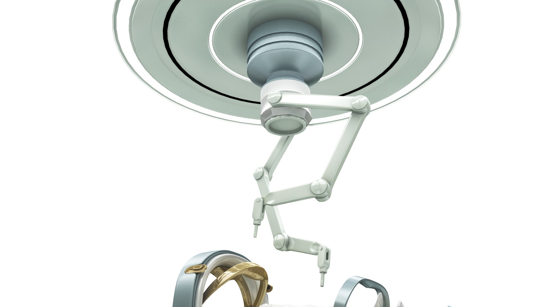 3D Model Sci-fi Lab Bed Robot Arm - TurboSquid 1622352