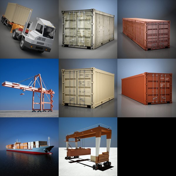 Port Terminal 3D Models for Download | TurboSquid