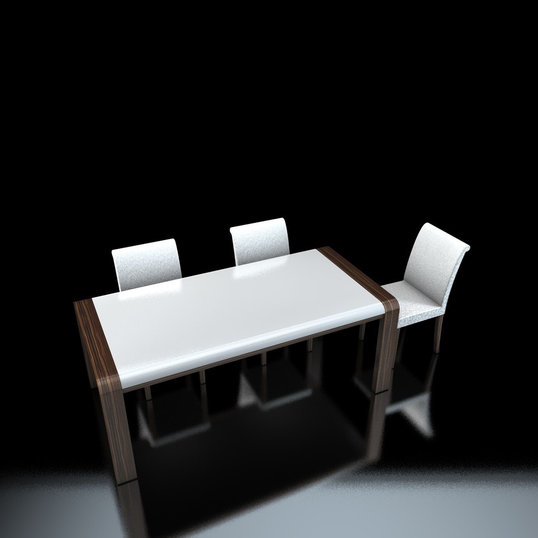 3d Dining Room Set Model