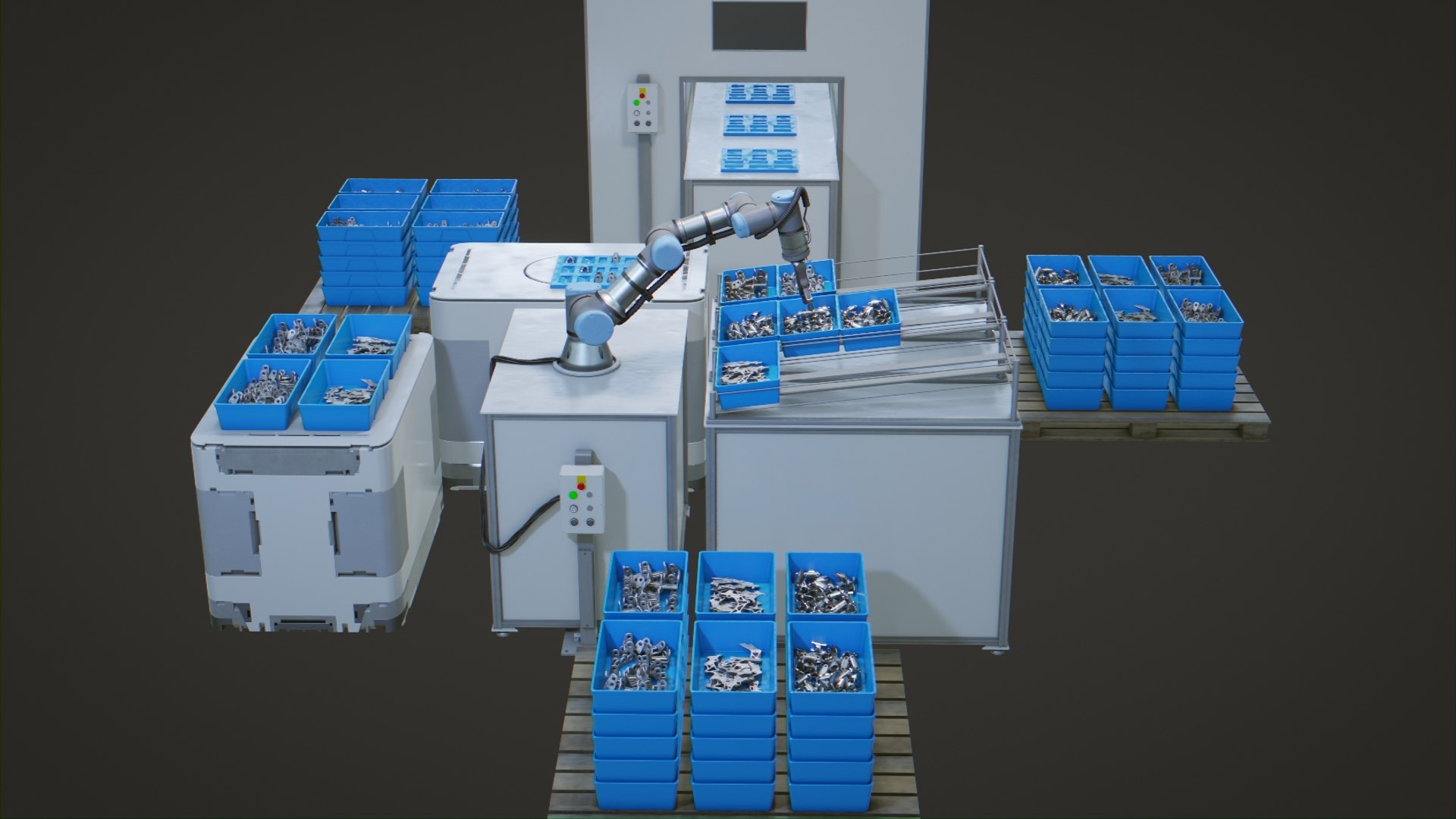 Industrial Packing Machines Pack model - TurboSquid 2092452