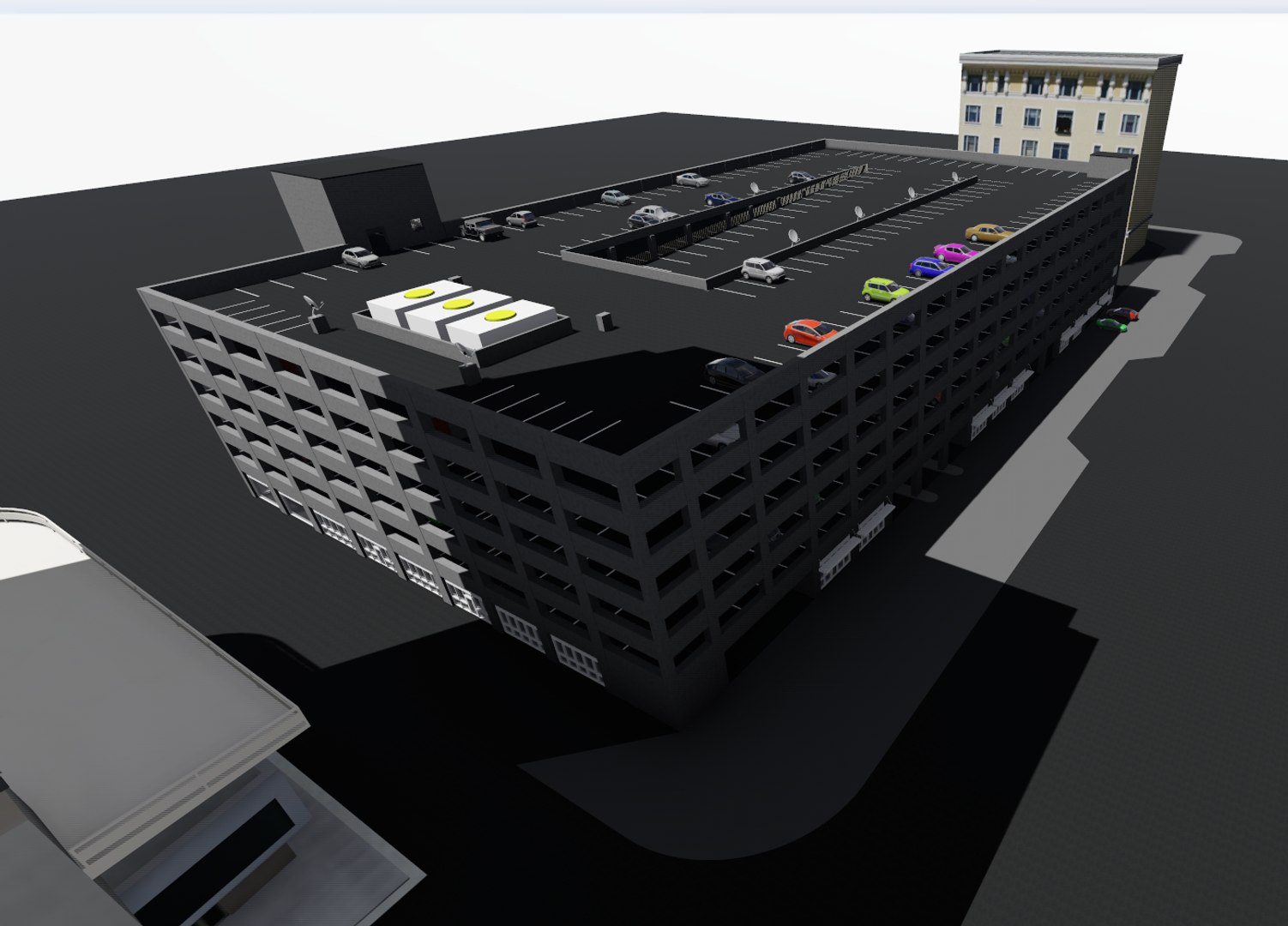 3D model garage revit architecture - TurboSquid 1171986