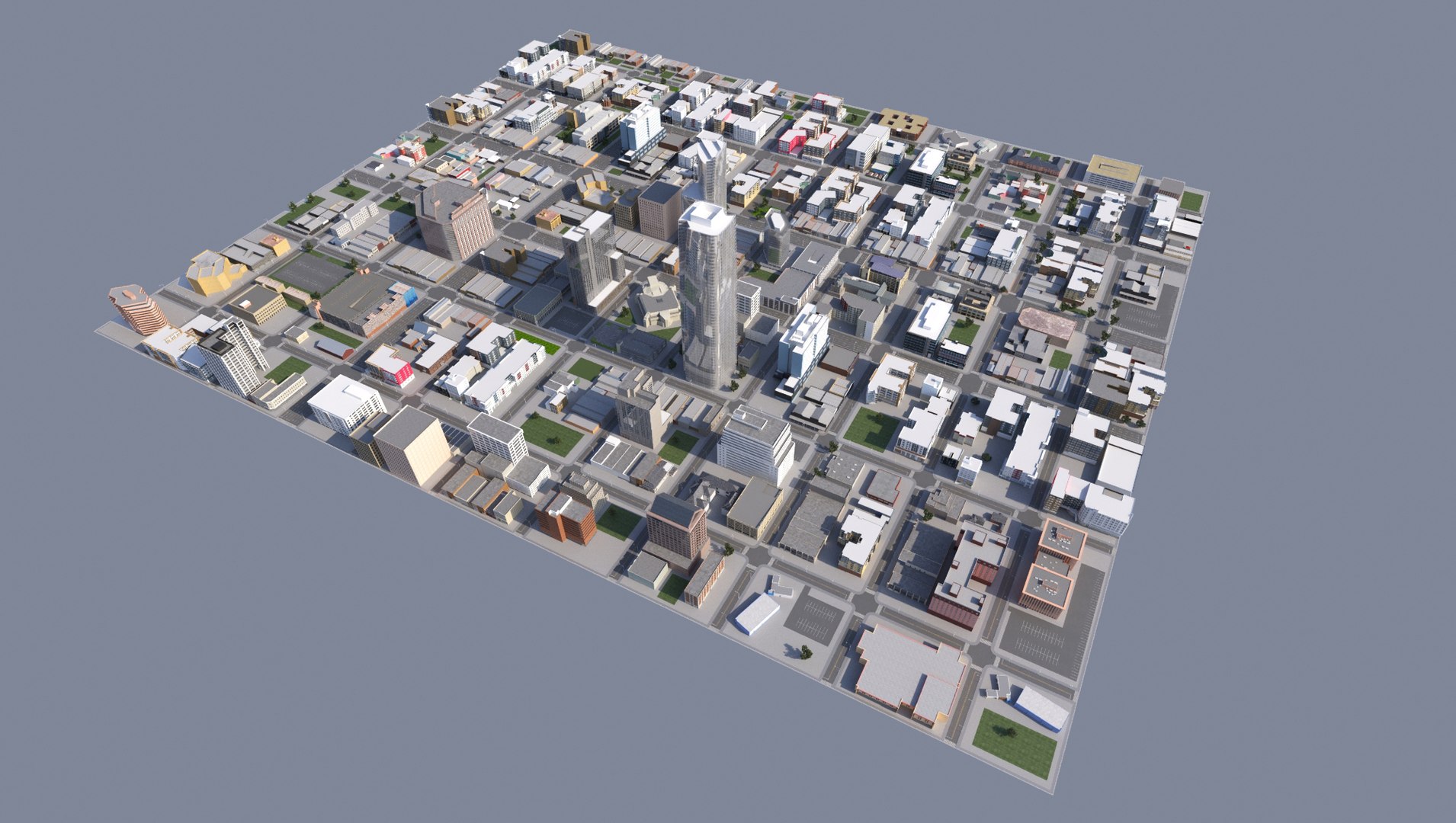 3D Model City Block - TurboSquid 2027409
