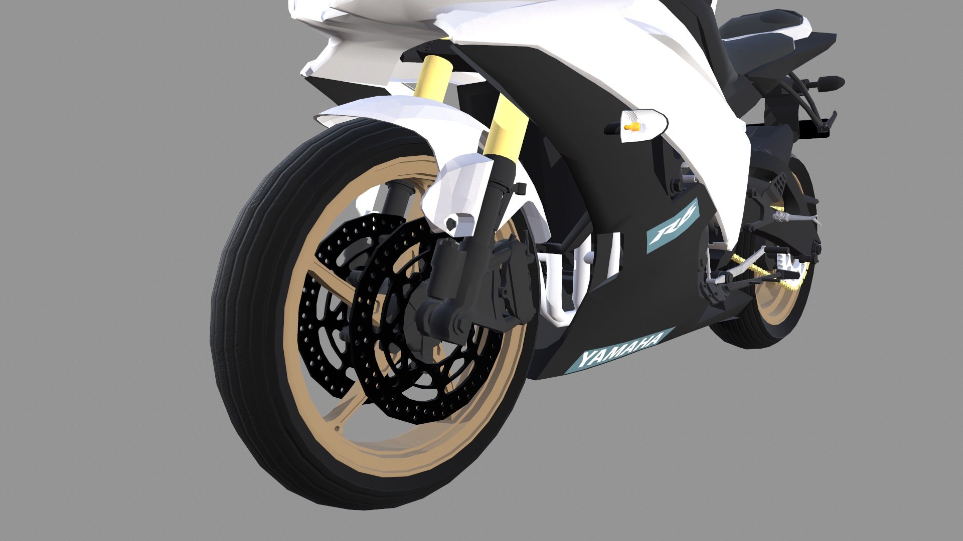 3D Model Yamaha R6 Bike - TurboSquid 2343799