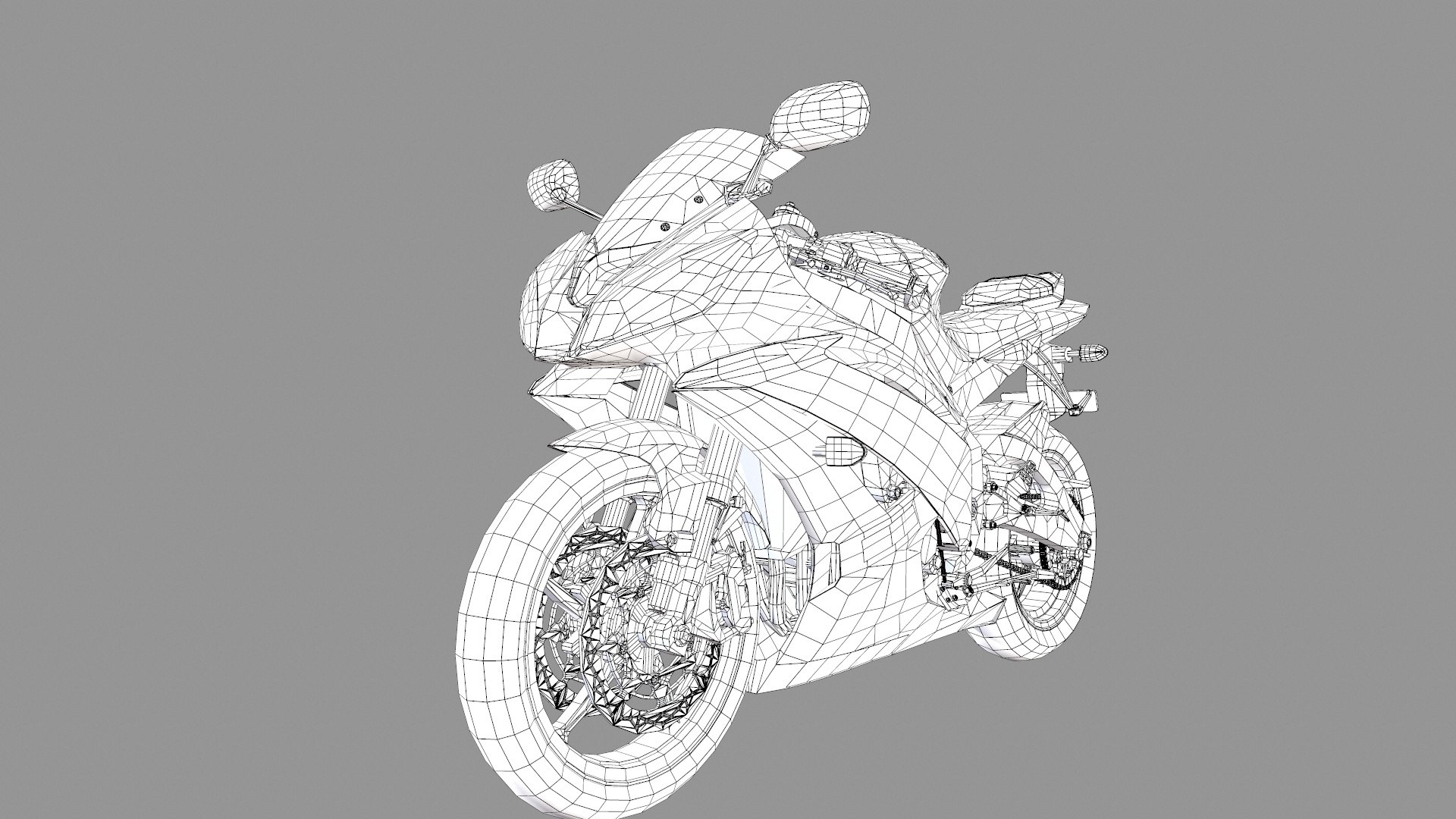 3D Model Yamaha R6 Bike - TurboSquid 2343799