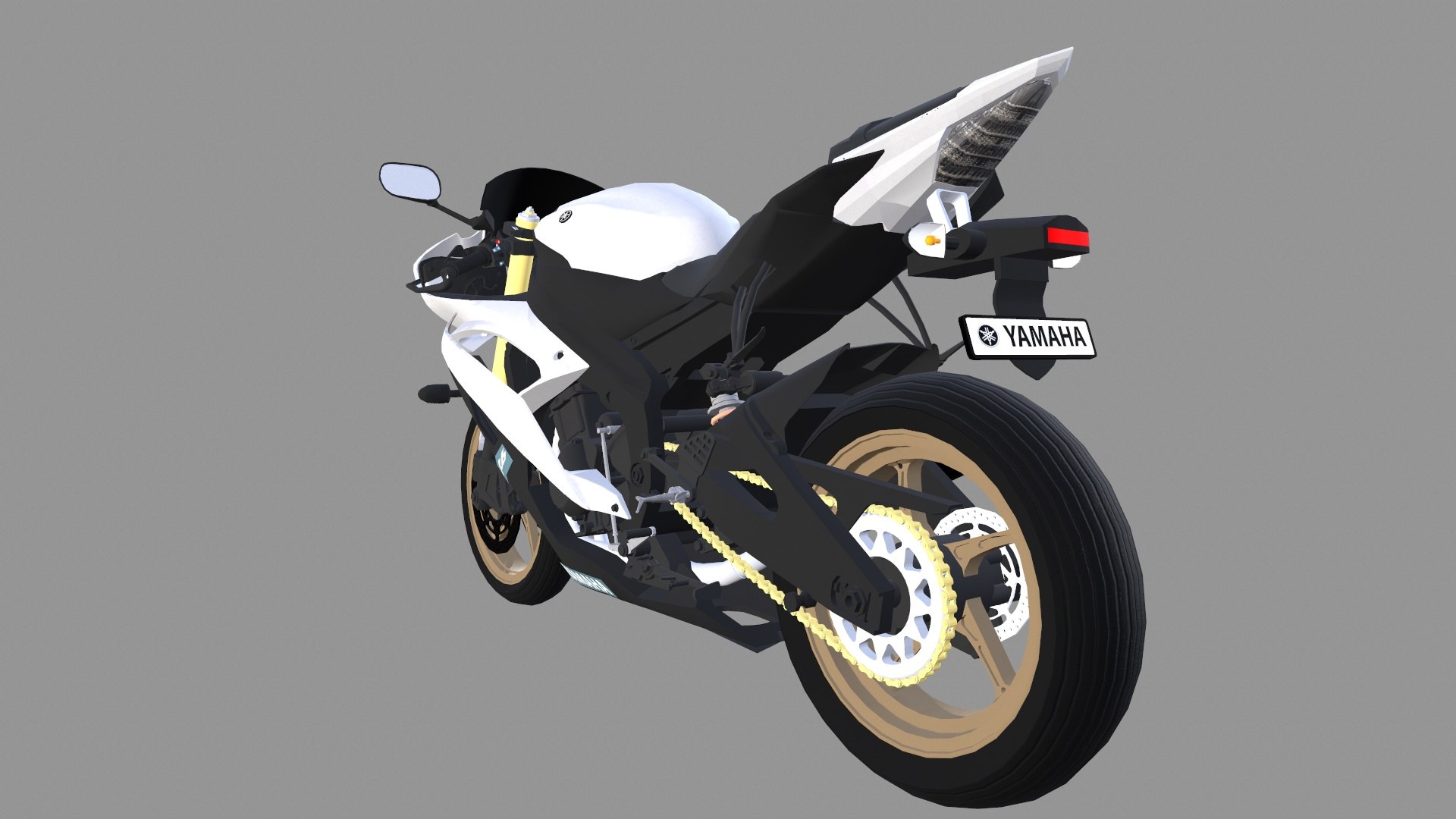3D Model Yamaha R6 Bike - TurboSquid 2343799