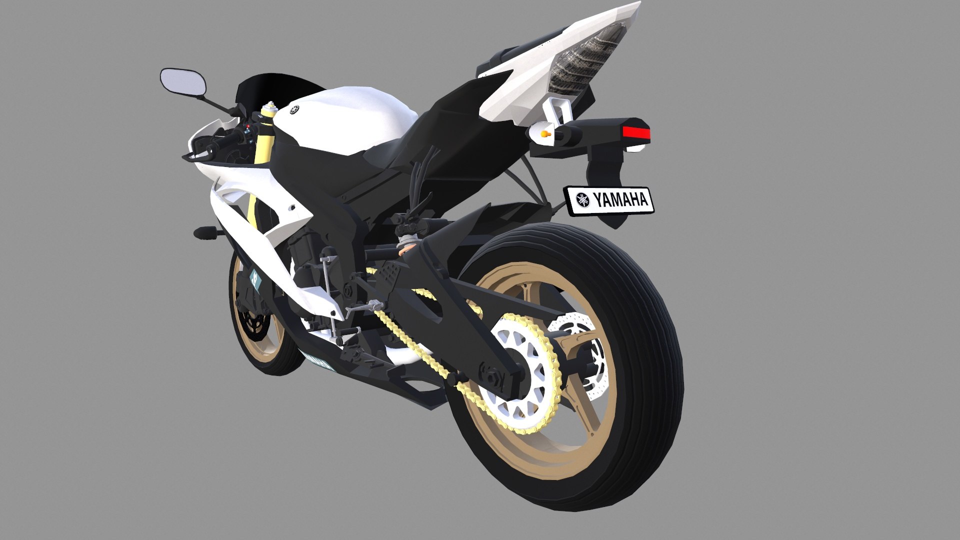 3D Model Yamaha R6 Bike - TurboSquid 2343799