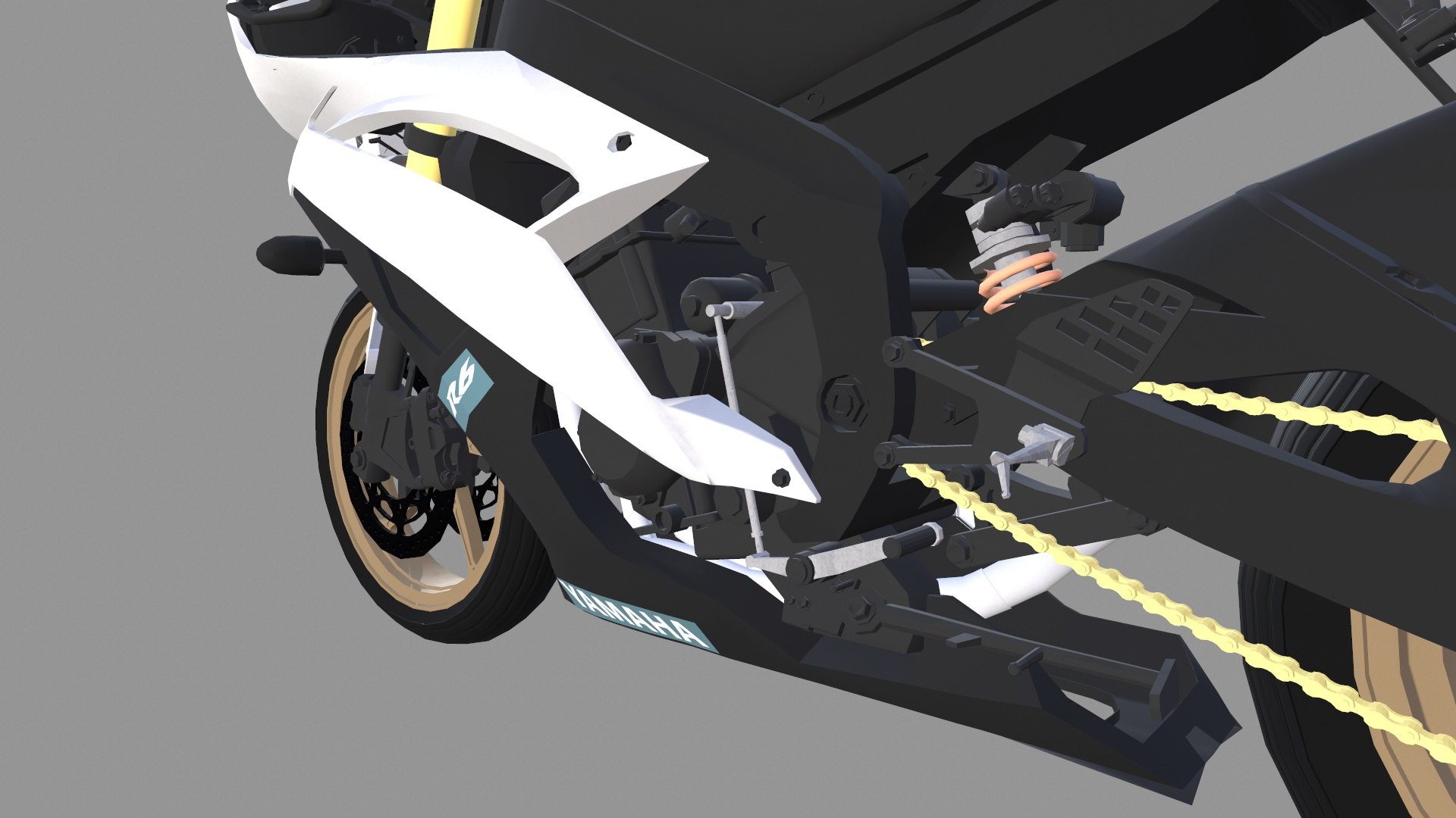 3D Model Yamaha R6 Bike - TurboSquid 2343799