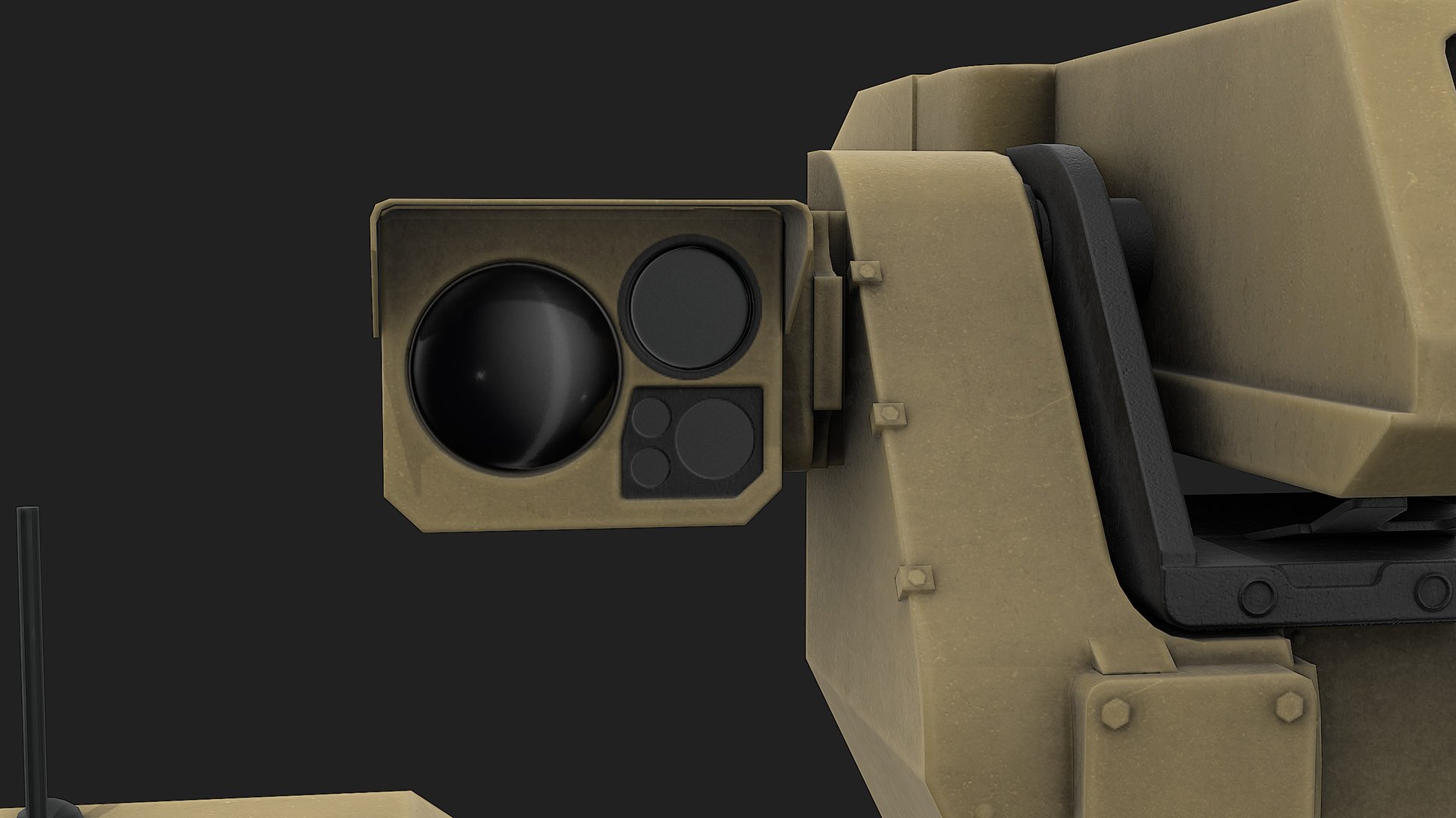 Smart Military Robot With Remote Machine Gun - Yellow 3D - TurboSquid ...