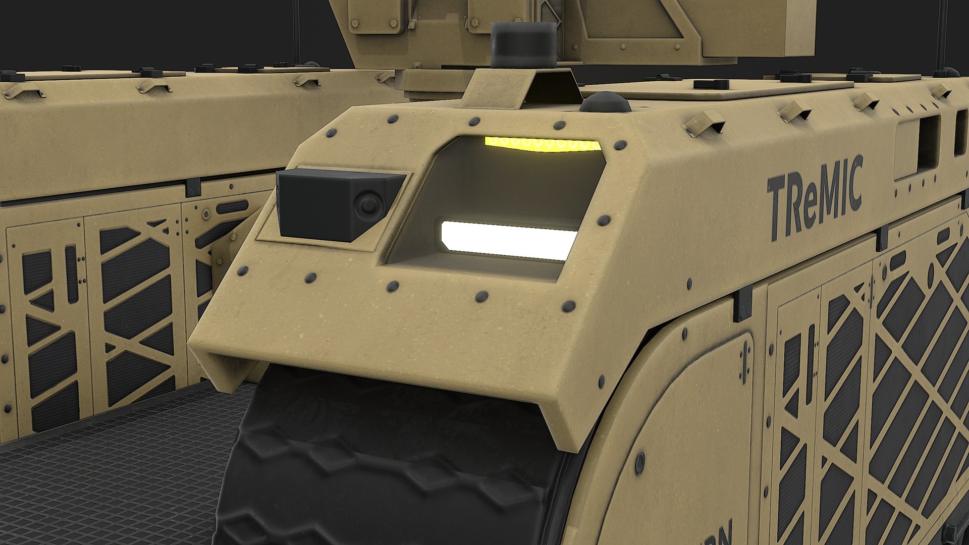 Smart Military Robot With Remote Machine Gun - Yellow 3D - TurboSquid ...