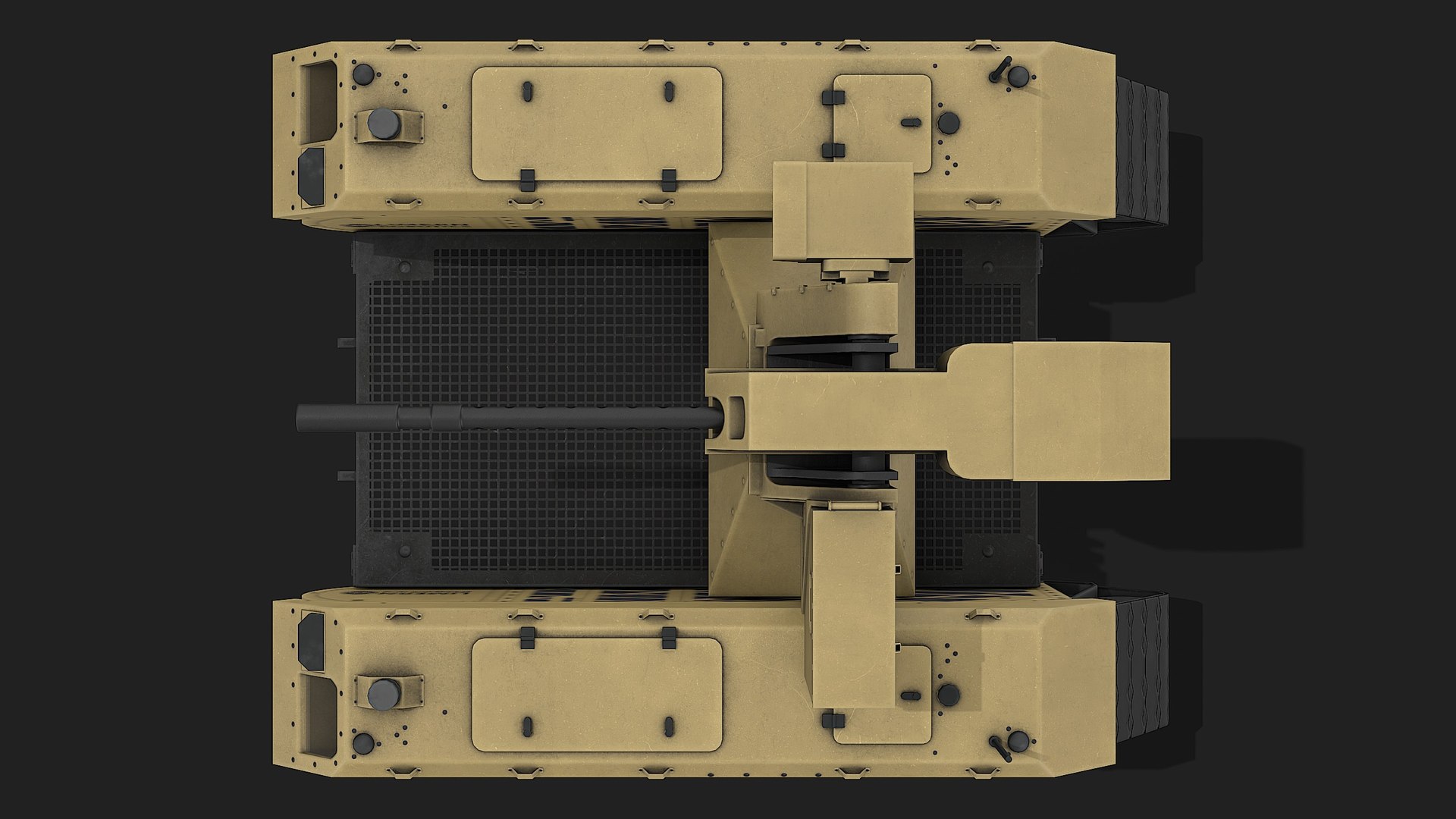 Smart Military Robot With Remote Machine Gun - Yellow 3D - TurboSquid ...