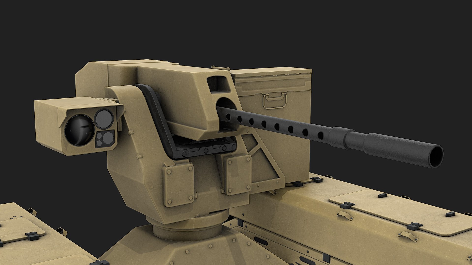 Smart Military Robot With Remote Machine Gun - Yellow 3D - TurboSquid ...