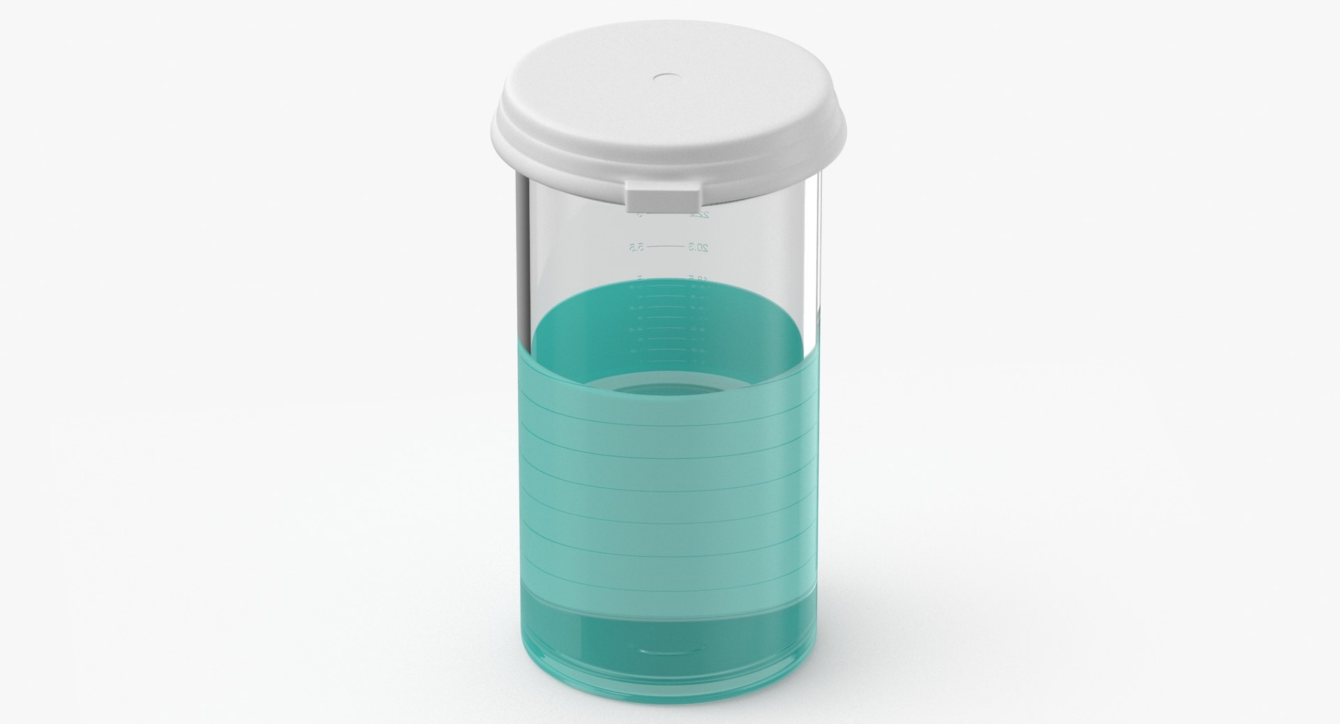 3D Pill Pod Vial 7dram 26ml Full Model - TurboSquid 2056102