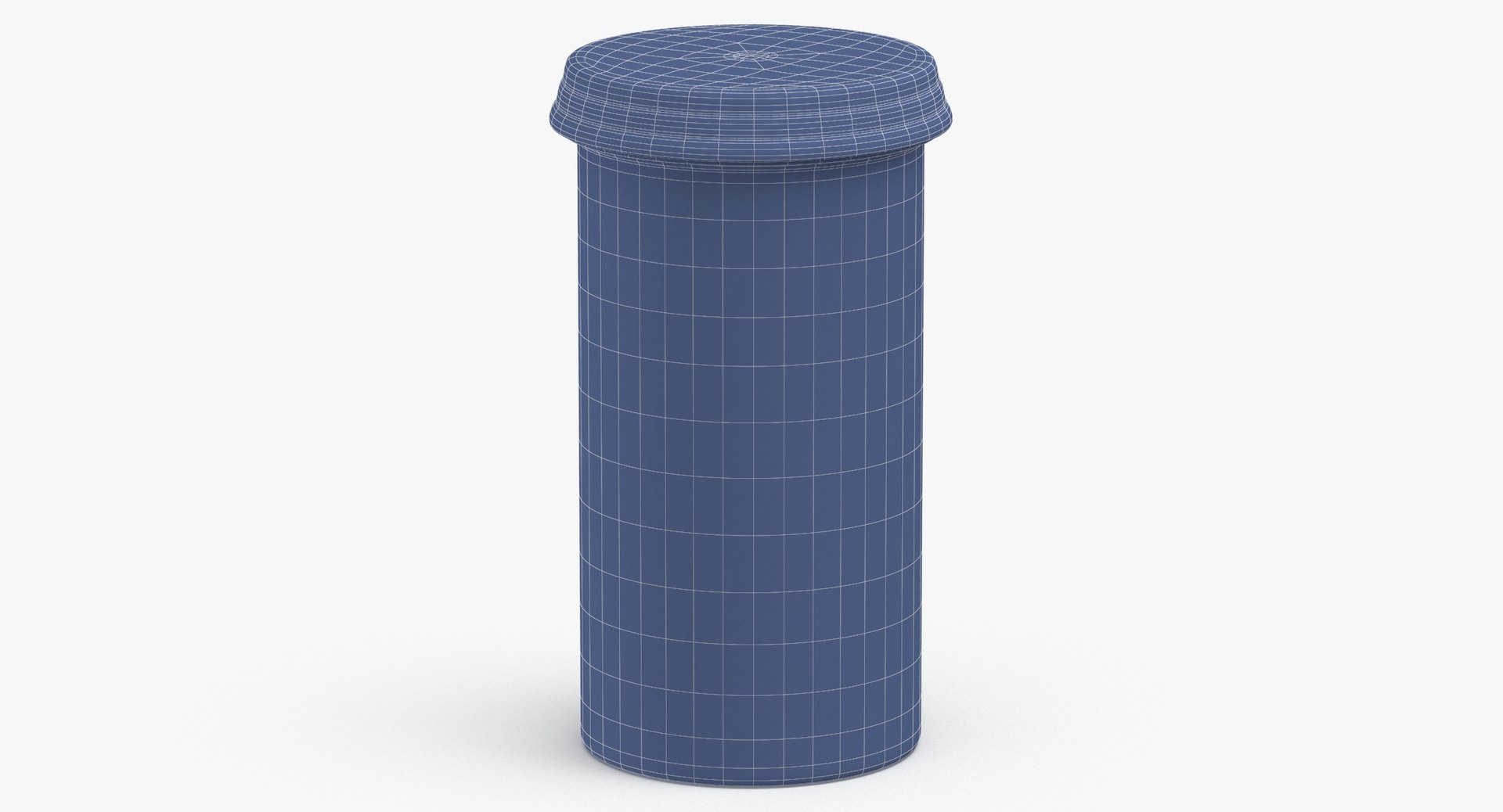 3D Pill Pod Vial 7dram 26ml Full Model - TurboSquid 2056102