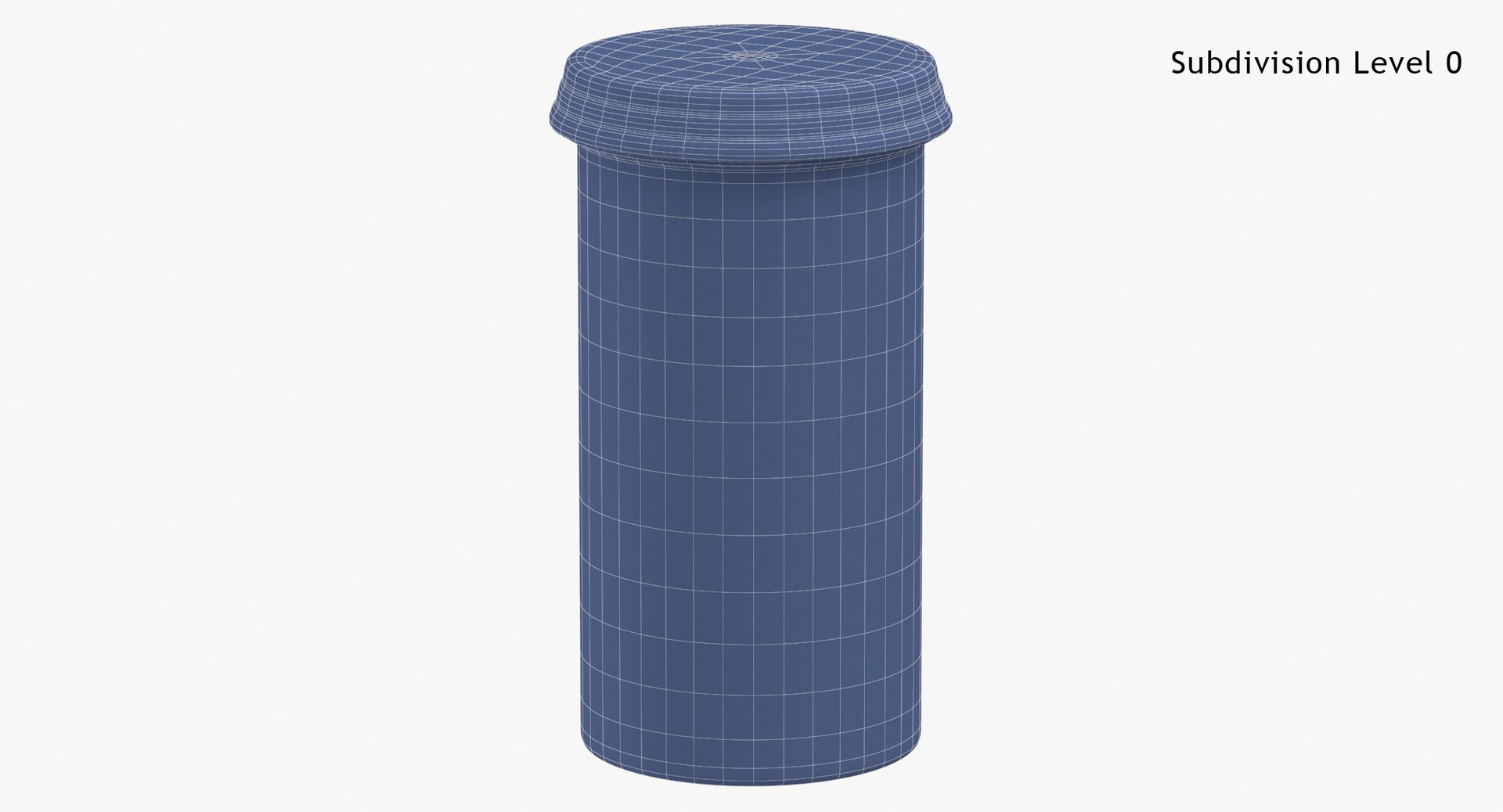 3D Pill Pod Vial 7dram 26ml Full Model - TurboSquid 2056102