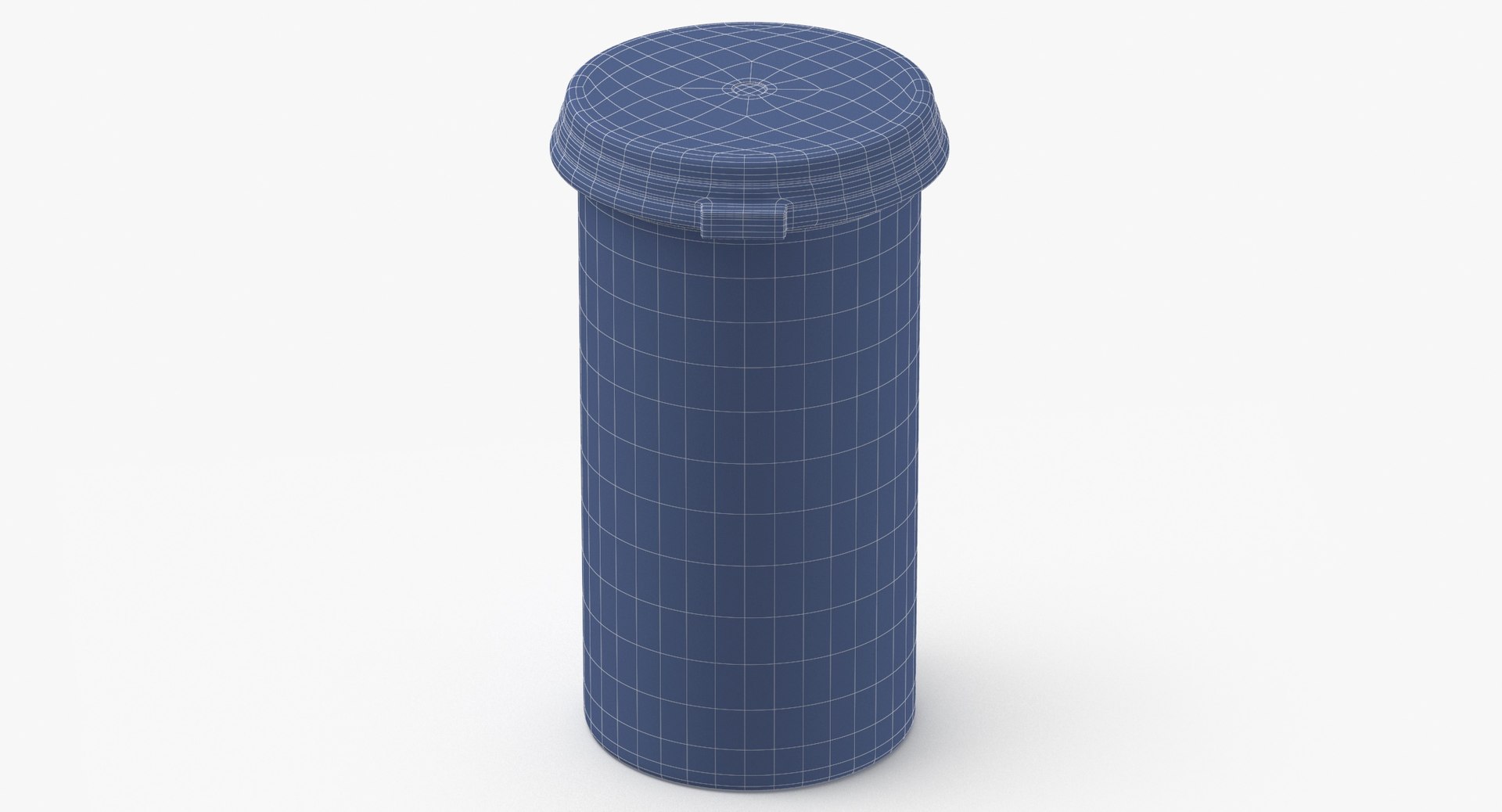 3D Pill Pod Vial 7dram 26ml Full Model - TurboSquid 2056102