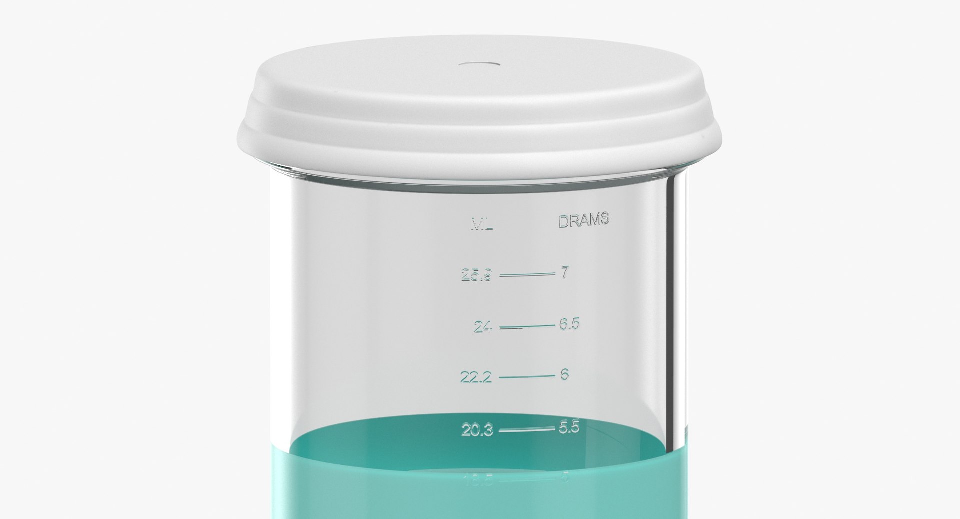 3D Pill Pod Vial 7dram 26ml Full Model - TurboSquid 2056102