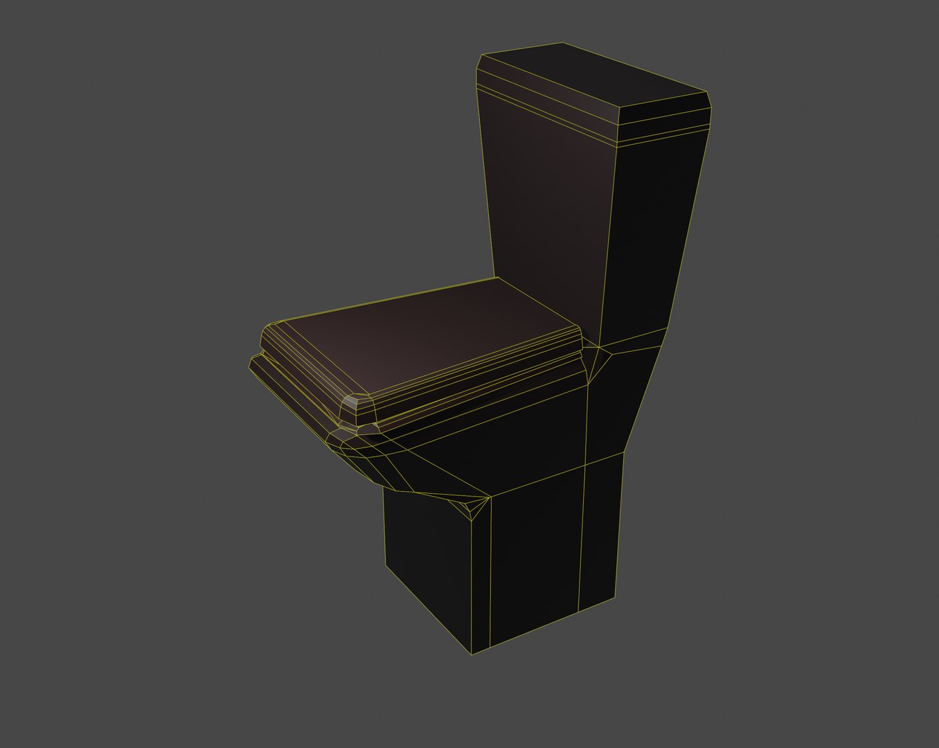 3D Model A Simple Toilet For An Indie Game - TurboSquid 1945853