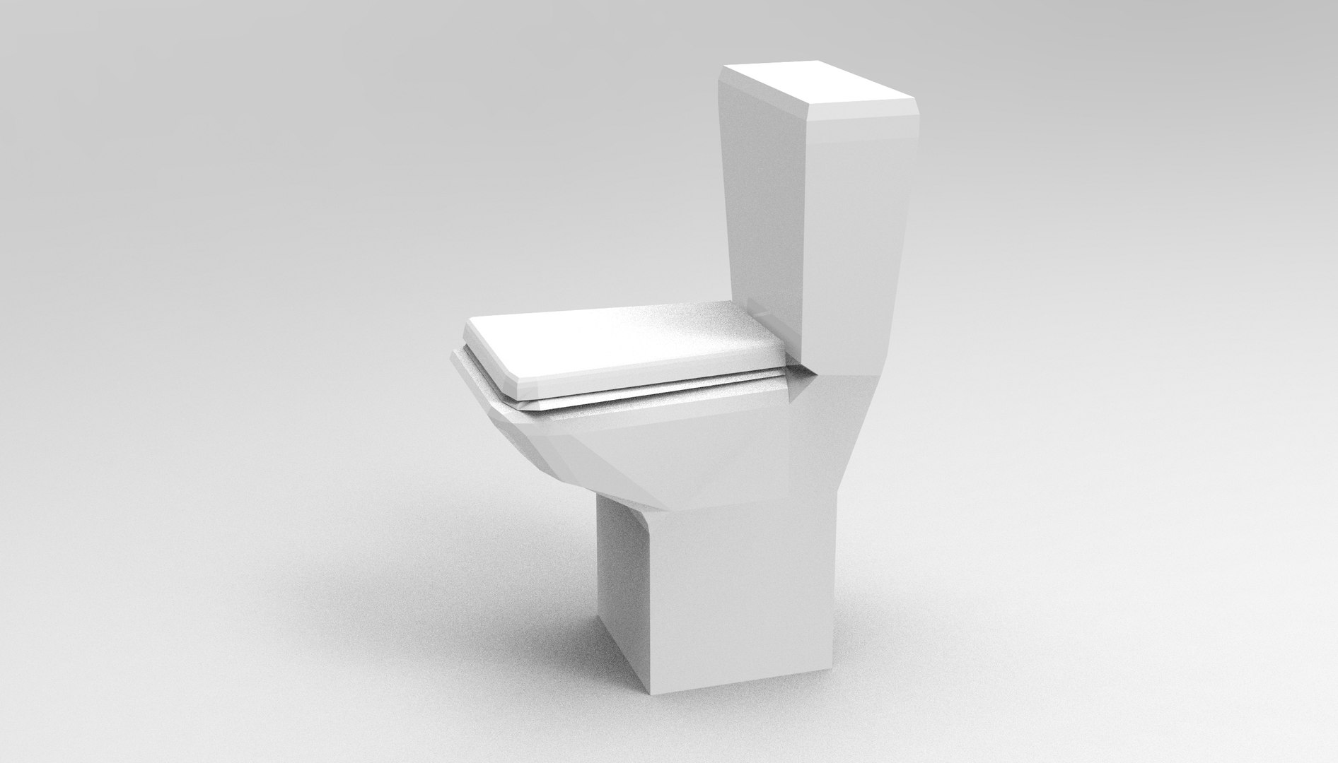 3D Model A Simple Toilet For An Indie Game - TurboSquid 1945853