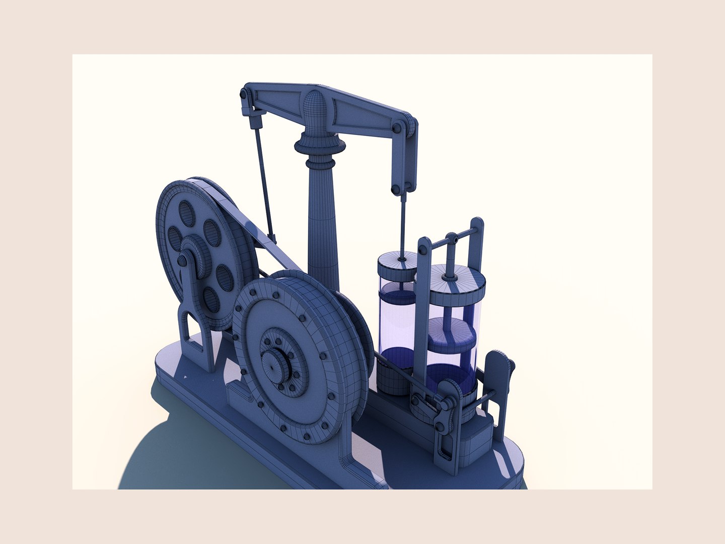 Steam engine 3D model - TurboSquid 1948444