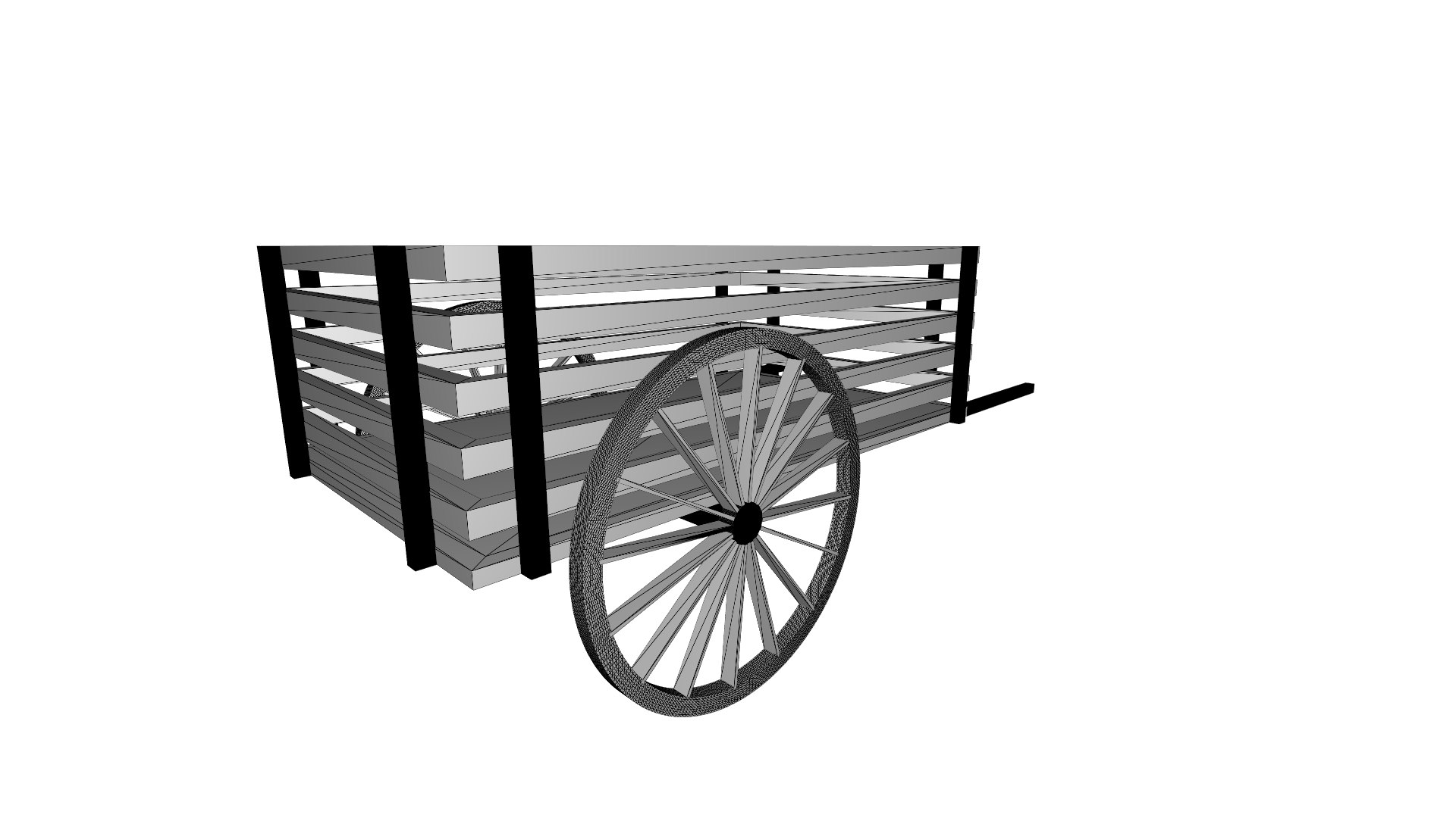 Carreta 3D - TurboSquid 1908386