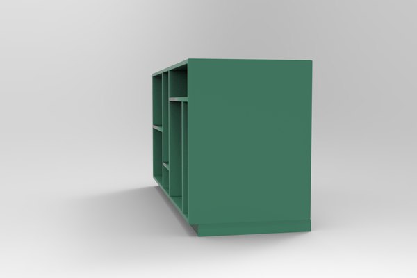 3D model Montana Lowboard with Shelves - TurboSquid 1892521