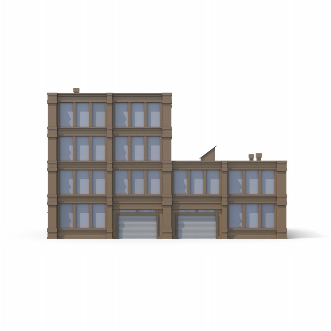 Factory Building 2 3D - TurboSquid 2113976