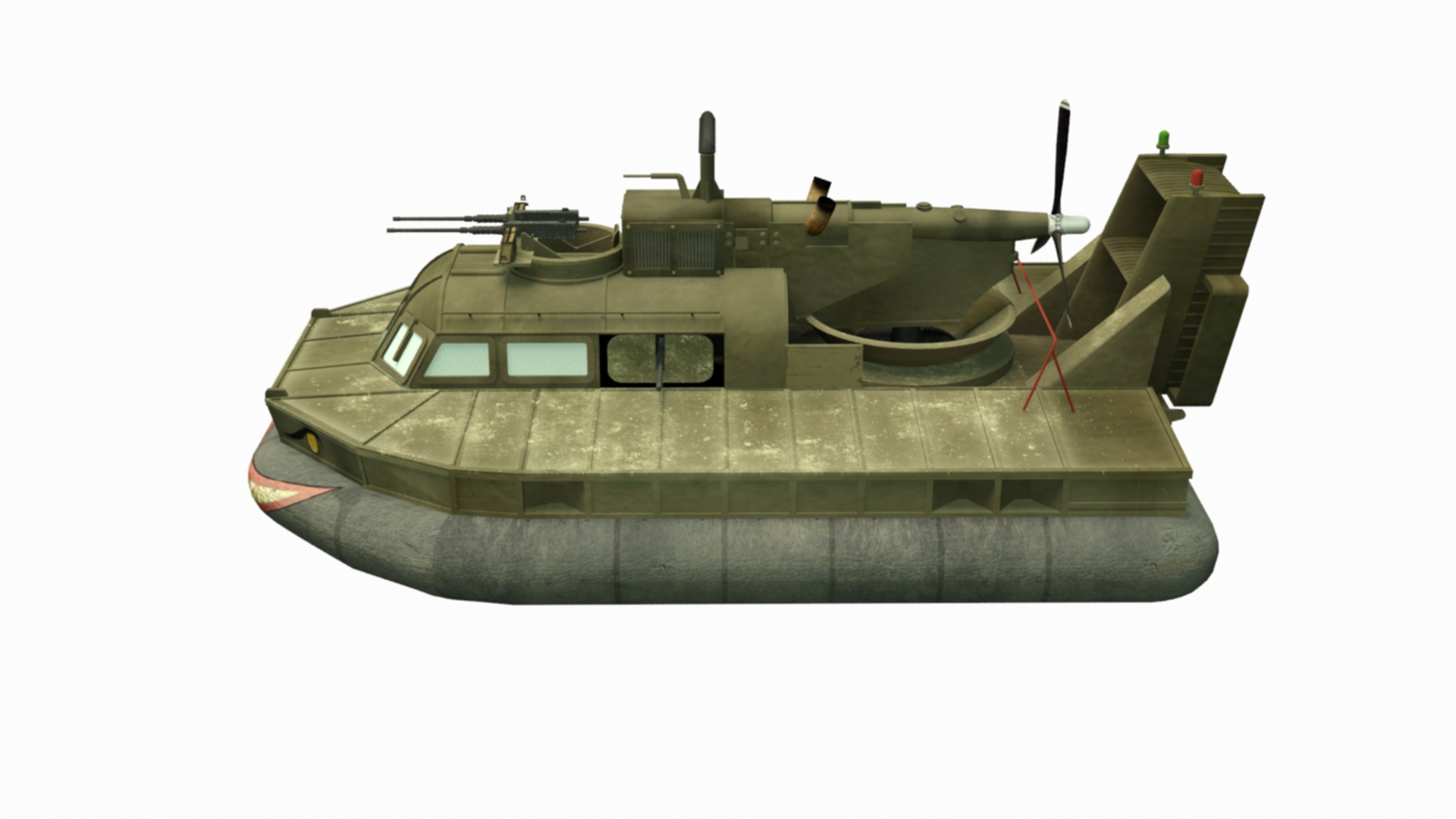 3D Bell SK-5 Hovercraft Model - TurboSquid 1932316