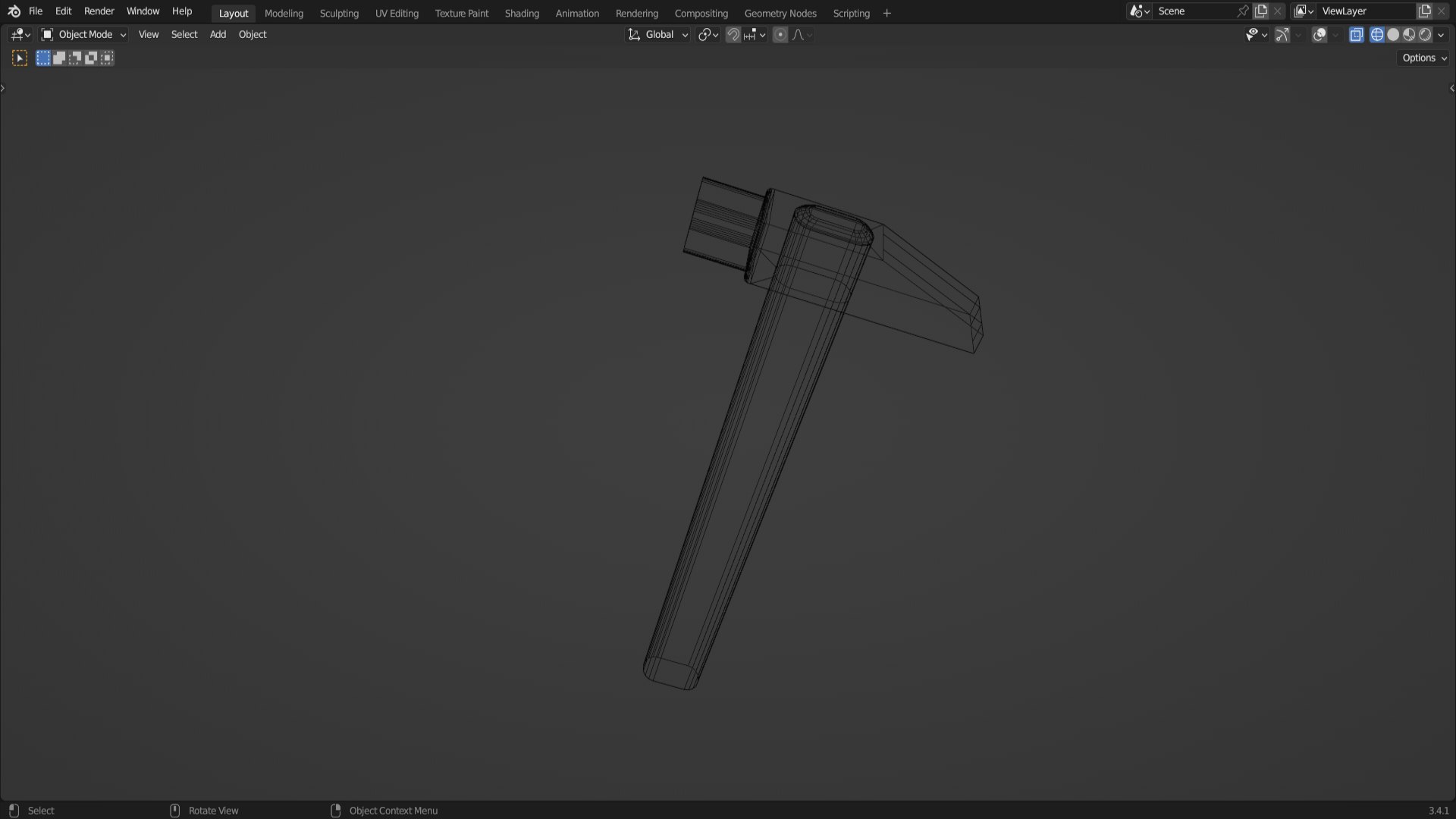 Free Rusty Hammer 3D - TurboSquid 2082270