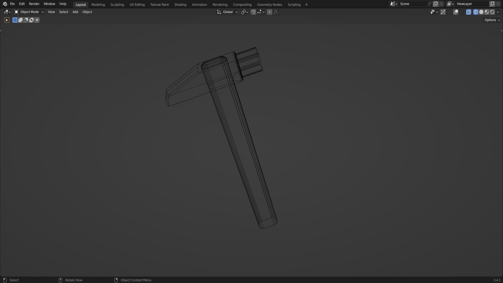Free Rusty Hammer 3D - TurboSquid 2082270