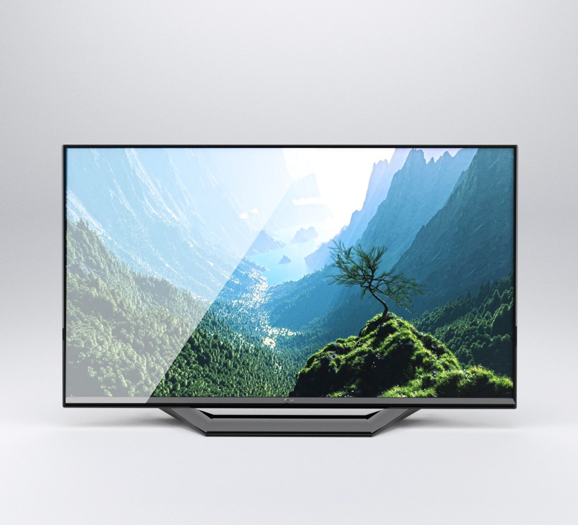 lg tv 3d model
