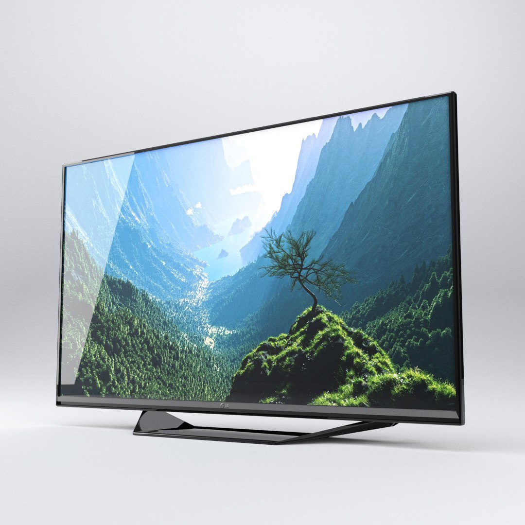 lg tv 3d model