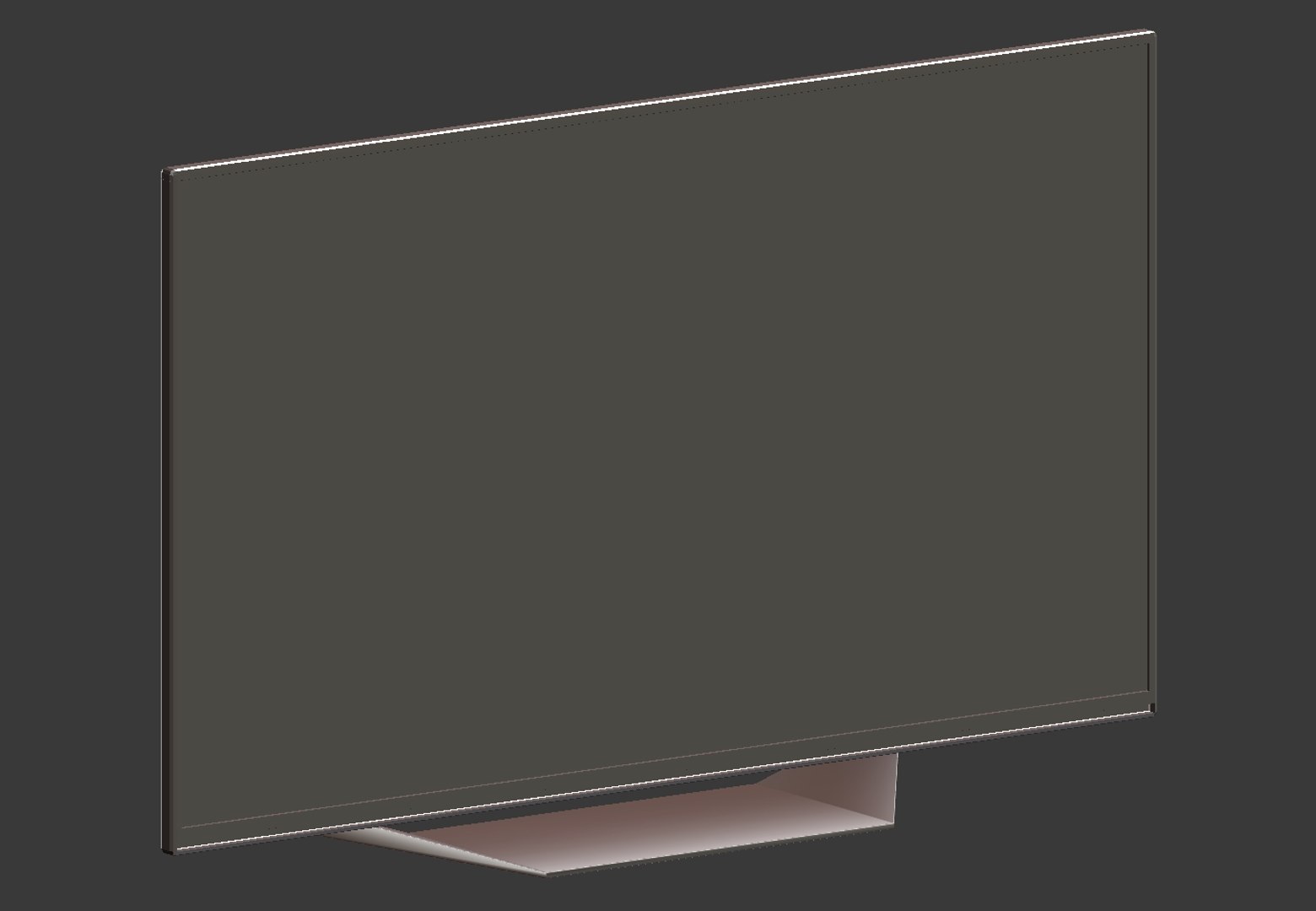 lg tv 3d model