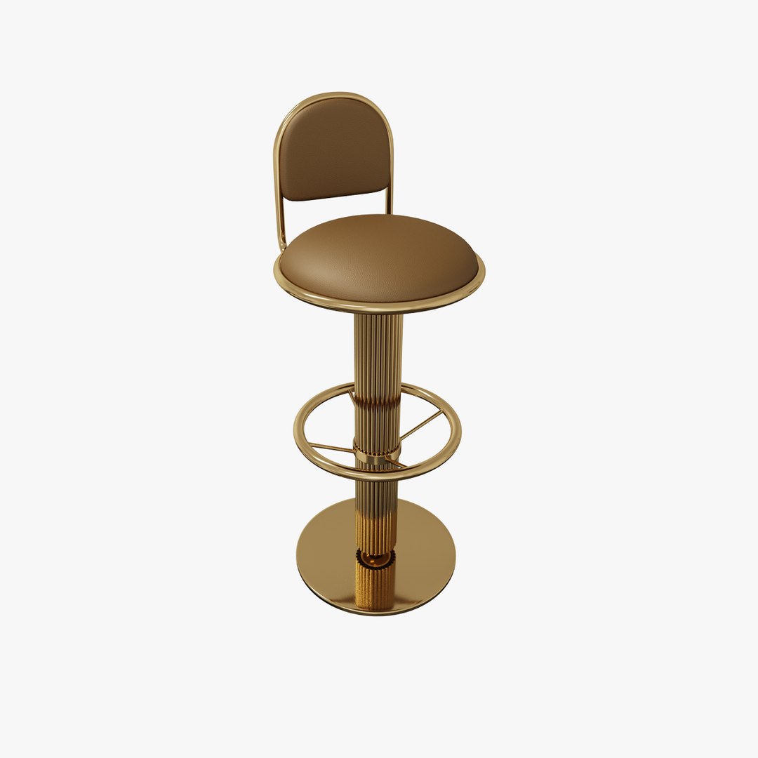 Bar Chair Chuck 1 3D - TurboSquid 1972355
