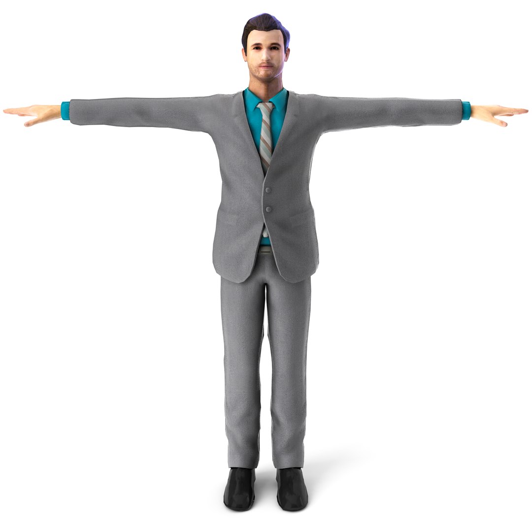 3D BUSINESS MAN model - TurboSquid 2036277