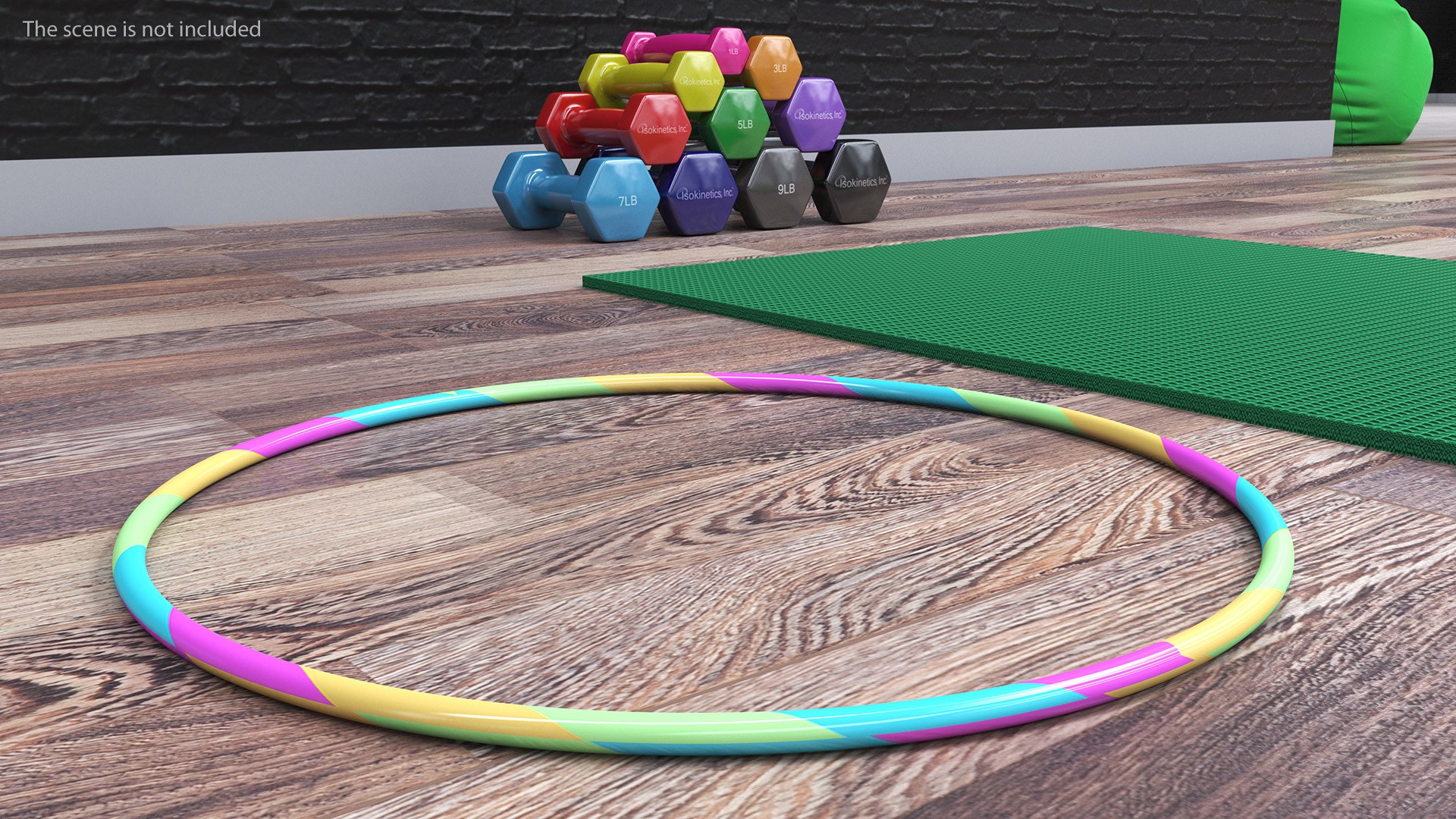 3D Fitness Hoop - TurboSquid 2099701