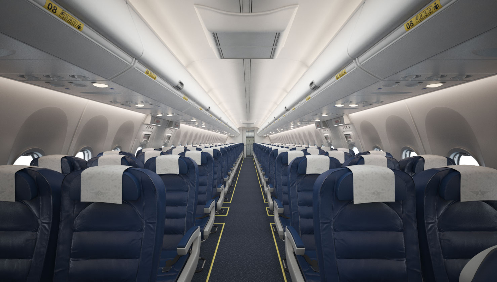 3D Boeing 737 Cabin - TurboSquid 1403589