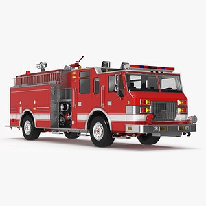 3D Fire Engine Models - Browse & Download Formats - TurboSquid