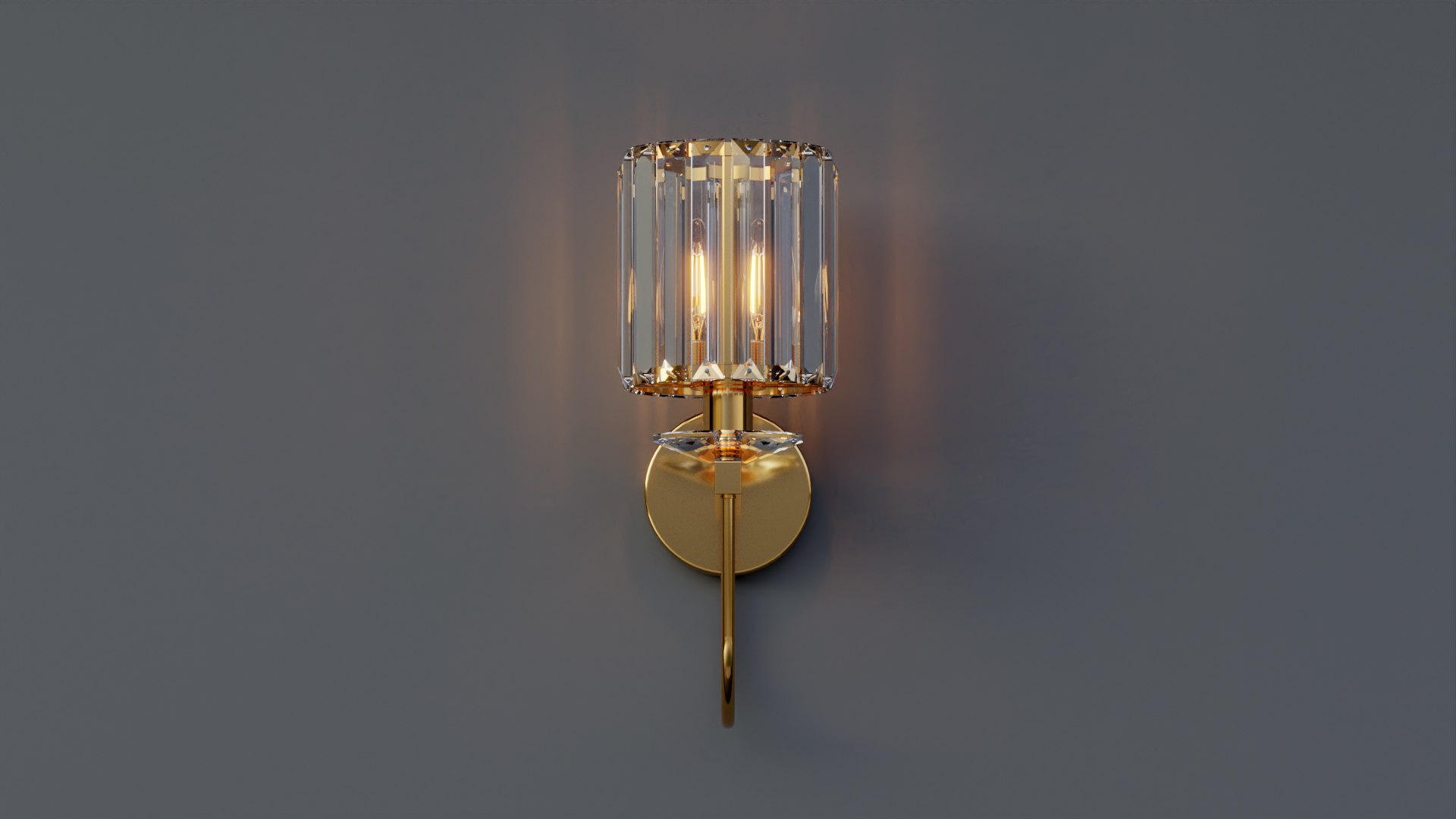 3D Crystal Sconce - TurboSquid 2127539