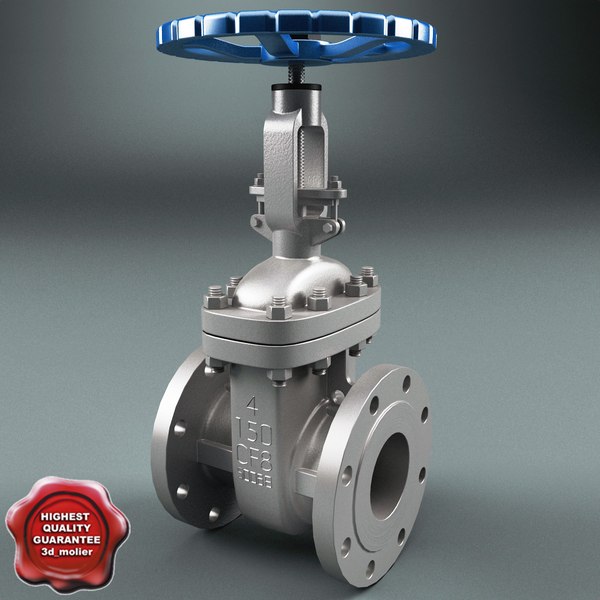 3d model gate valve v2