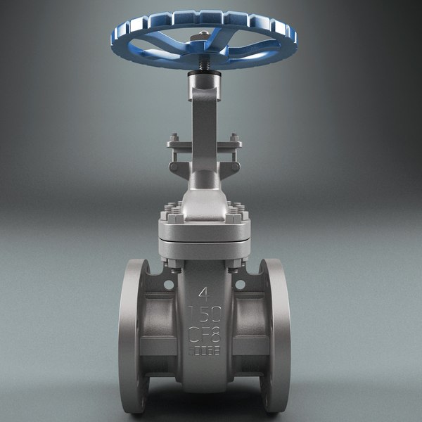gate valve v3 3d model