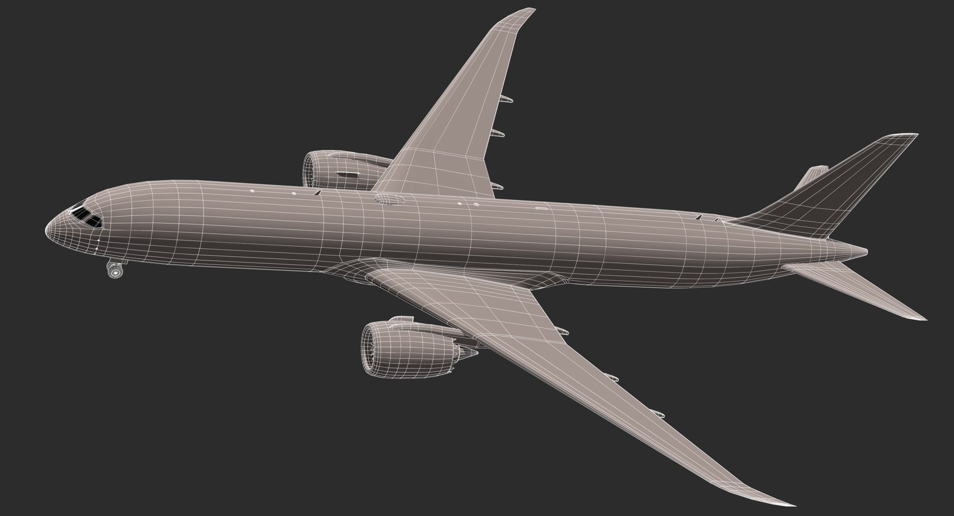 3D Model Boeing 787 White - TurboSquid 1679801