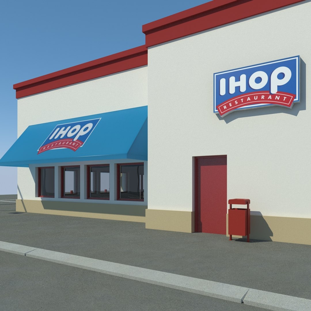 ihop restaurant 3d max