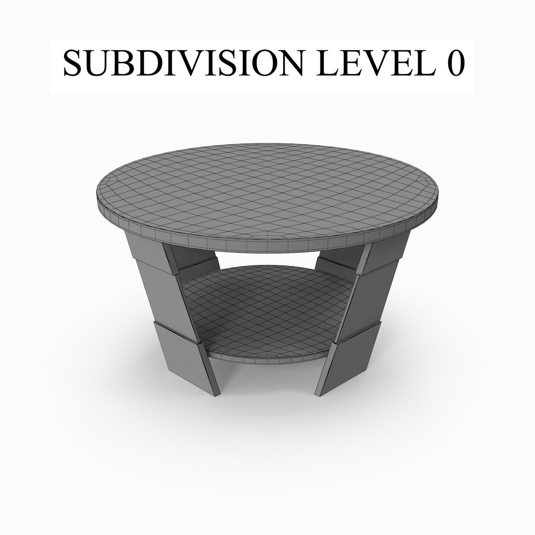 3d K Table Model