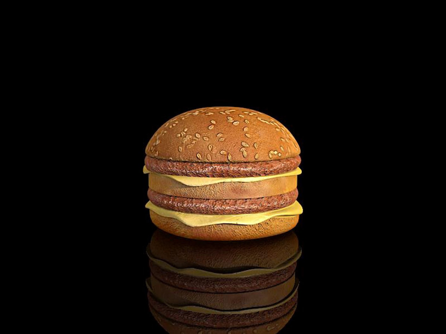 Burger hamburger 3D - TurboSquid 1235412